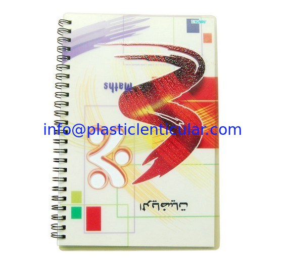 PLASTIC LENTICULAR wholesale A4/A5/A6 lenticular flip cover 3d notebook ...