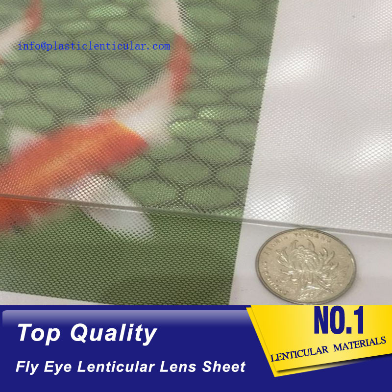 PLASTIC LENTICULAR 17 lpi 3d fly eye lenticulars lens sheet PS dot ...